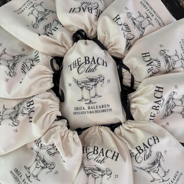 Espresso Martini Bach Club Party Favor Bags, Bachelorette Hangover ...