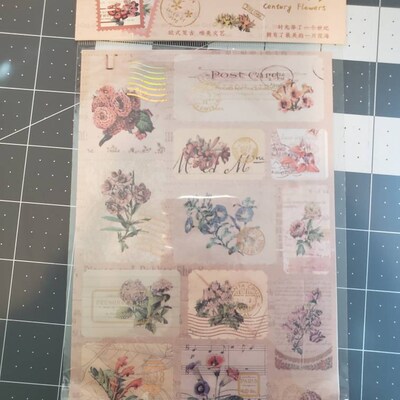 100 Sheets Scrapbook Paper Booklet, Vintage Style Collage Paper, Deco ...