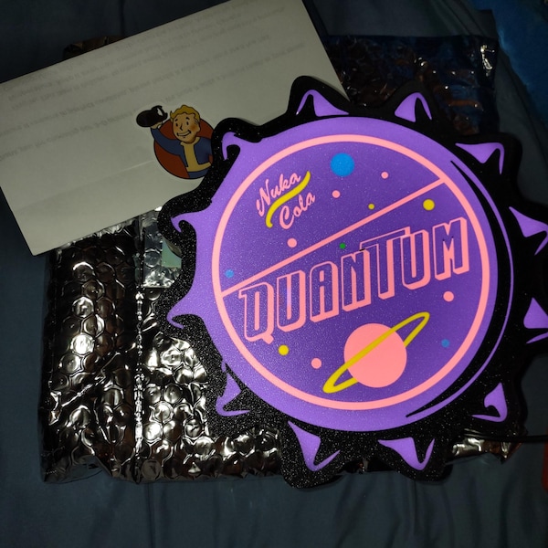 Fallout Inspired Nuka Cola Blue/purple Quantum LED Sign - Etsy