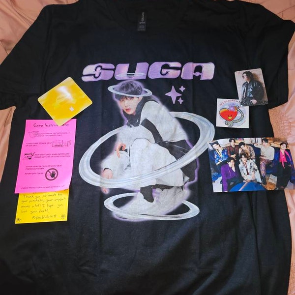 Suga Haegeum Shirt, Yoongi Vintage Fire Shirt, Suga Rock Shirt, Agust D ...