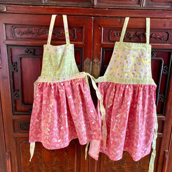 GIRLS APRON, Apron PATTERN, Little Girls Ruffle Apron, Four Sizes ...