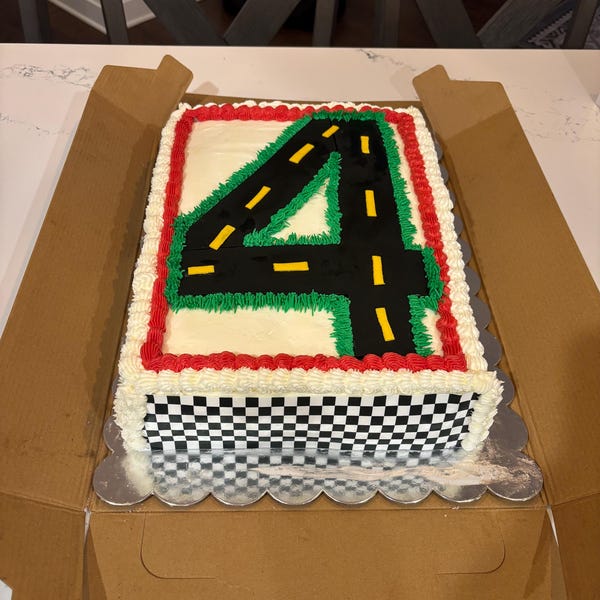 Edible Black and White Checkered Flag Cake Wraps and Strips. for Cakes ...