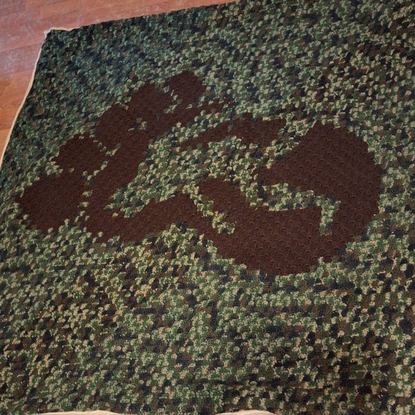 SEA TURTLE MINI C2C Graph Pattern, With Written Row by Row Color Count ...