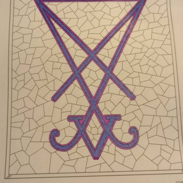 Satanic Coat of Arms Heraldry Print 11"x17" - Etsy