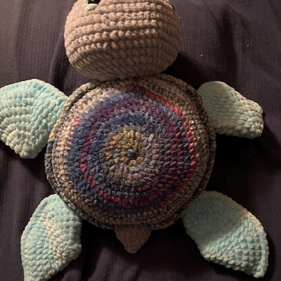 Crochet Jumbo Turtle human Size Pattern PDF Download Extra Large ...