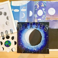 DIGITAL Moon Phases and Planets Poster - Etsy Canada