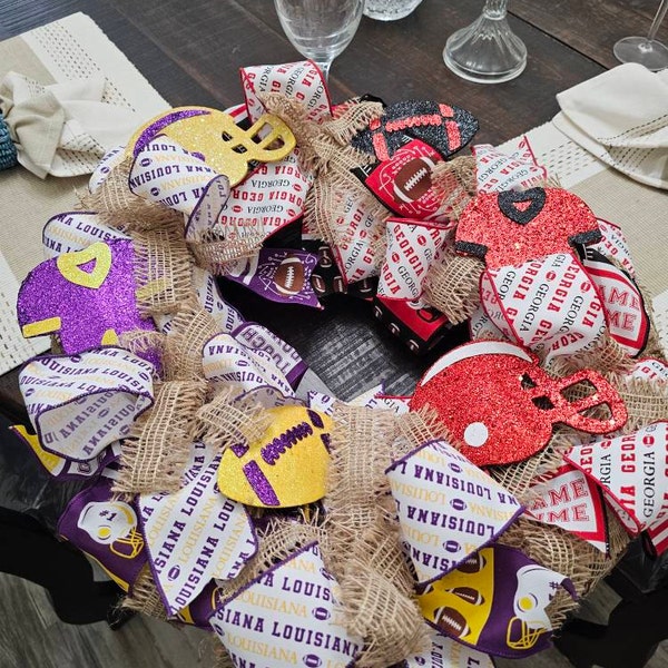 University of Tennessee Wreath/tennessee Football Wreath/ut Gifts ...