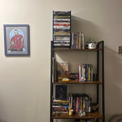 Vintage CD Shelf, CD Stand, Shelf 80s, CD Rack Metal, Vintage Record ...