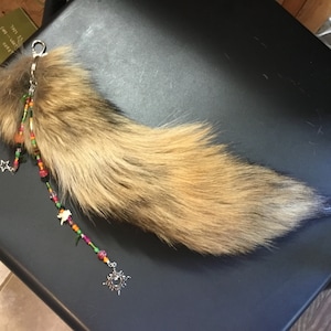 Custom Beaded Tail Keychain for Therians, Furries, Cosplay, Alternative ...