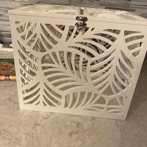 Palm Leaves Wedding Card Box-palm Fronds Wedding Money - Etsy