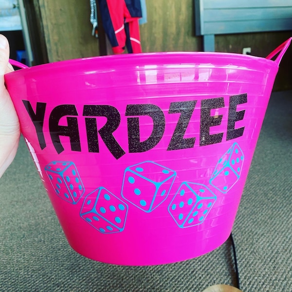BUNDLE: Yardzee Digital Logo, Score Card & Rules. Printable, Instant ...