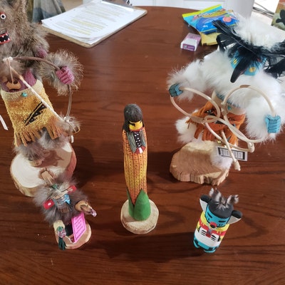 Collectible Route 66 Hopi Badger Kachina by Grace Pooley - Etsy