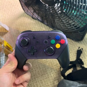 Nintendo Switch Pro Controller Mod Gamecube Retro Style - Etsy