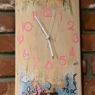 5 Count Classic Font Clock Number Sets-cut Vinyl - Etsy