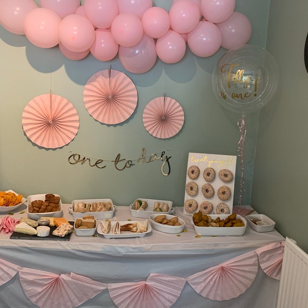 Treat Yourself Pastel Donut Wall Party Decoration//doughnut Decorations ...