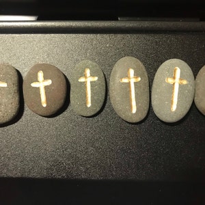 Pocket Cross Unpainted natural 1 Stone | Etsy