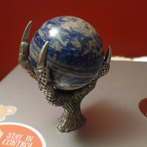 Pewter Dragon Claw Stand for 50mm Ball Hand-buffed Satin Finish - Etsy