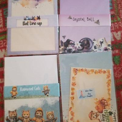 Magical Halloween A5 Letter Writing Paper, Cute Pastel Goth Stationery ...