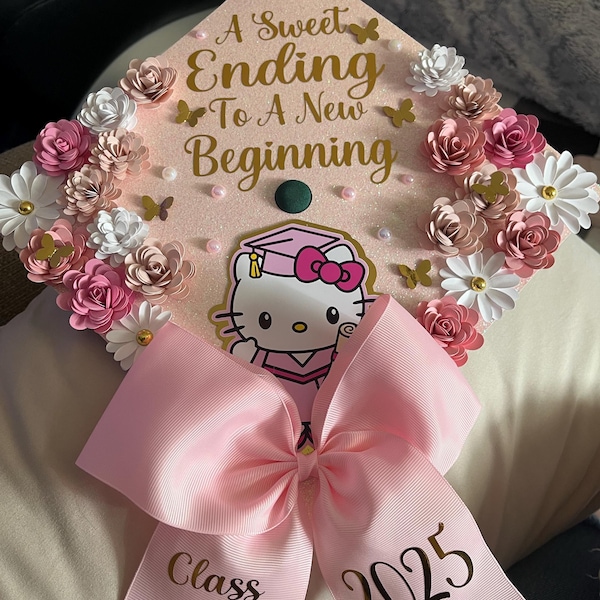 Strawberry Graduation Cap Topper Grad 2025 - Etsy