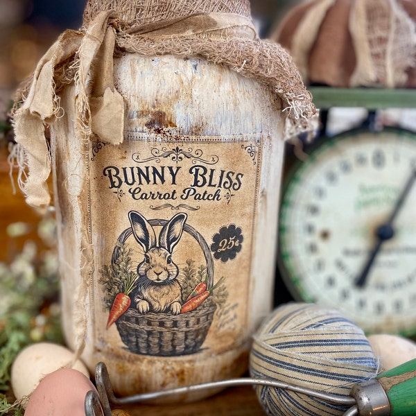 Vintage Kitchen Labels, Printable Labels for Jar, Primitive Farmhouse ...