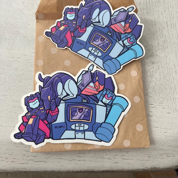 4" Soundwave Sticker - Etsy