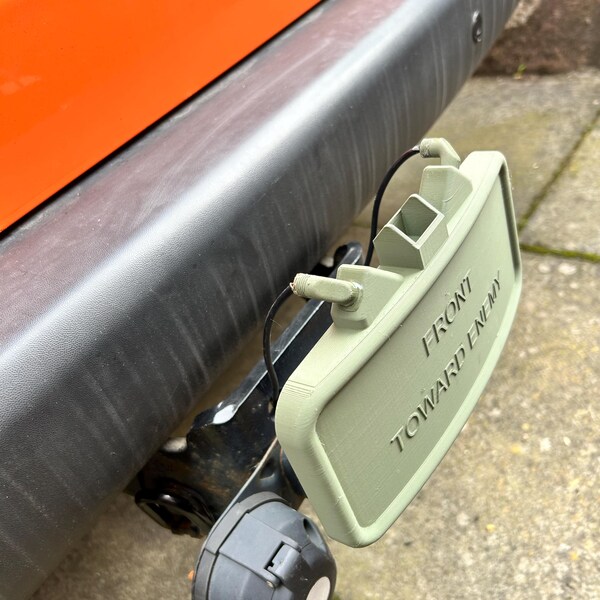 M18A1 Claymore Mine 3D Printed Replica in Military Green. Military ...