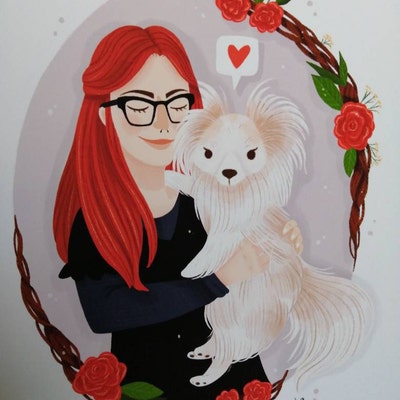 Cursed Catto Art Print - Etsy