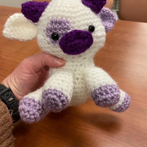 Amigurumi Cow Pattern, Plush Pattern, Stuffed Cow Toy, Cow, Crochet Cow ...