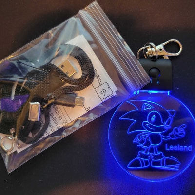 Sonic the Hedgehog Lighted Sign / Night Light Personalized - Etsy