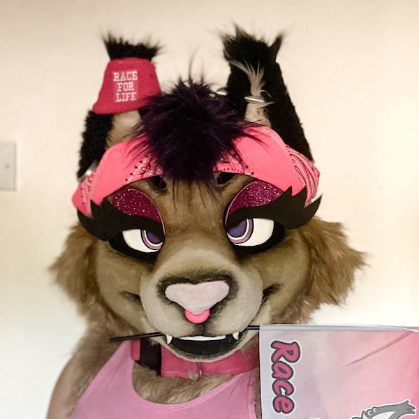 DIY Eyebrow and Eyelash Fursuit Kit Felt Stencil Set to Make Fursona ...