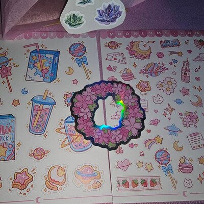 LOVECORE STICKERS Matte Vinyl Sticker Sheet 15 Cute Valentine Love ...