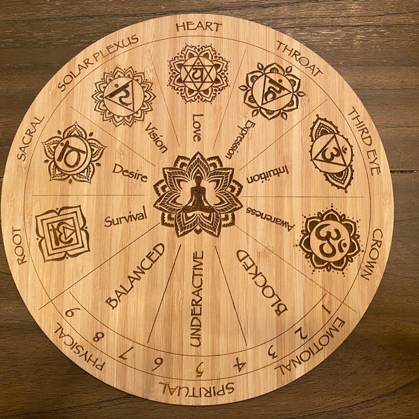 Chakra Balancing Pendulum/ Board - Locally Made - Etsy