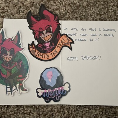 Thats the Tea hazbin Hotel Alastor Sticker - Etsy