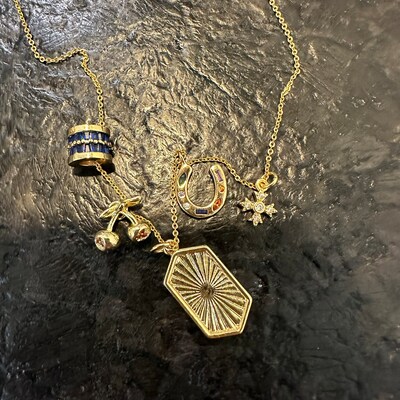 Gold Sunflower Coin Charm Necklace 24k Gold Filled Sunflower - Etsy