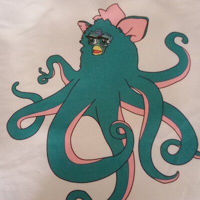 Furby Snake Shirt, Pastel Goth Alt Girl Snake Tshirt, Long Furby Egirl ...