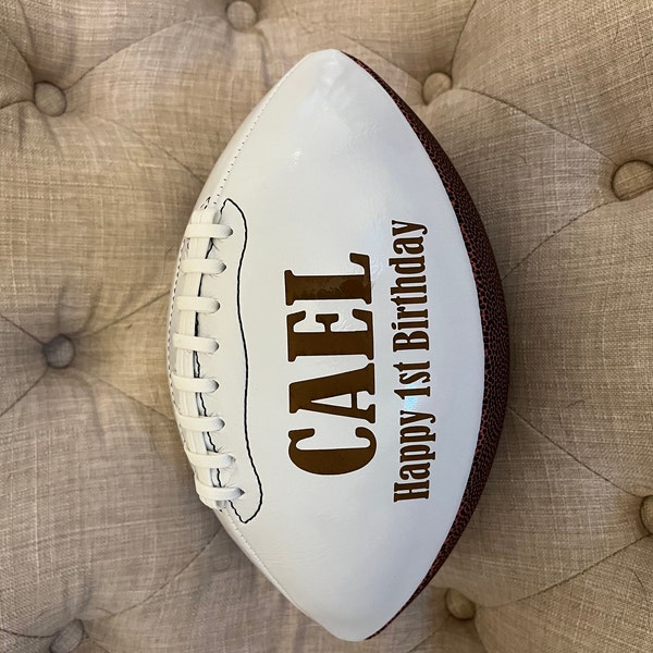 Fathers Day Gifts, Ring Bearer Gift, Personalized Football, Gifts for ...