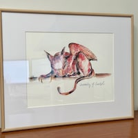 Map of Elora Print, Map of Fergus Print, Watercolour Map of Fergus and ...