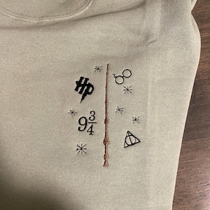 Custom Magic Embroidered Sweater| Wizard Embroidered Crewneck| Custom ...