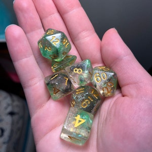 Wheat Dnd Dice Set Polyhedral Dice D&D Dice Dungeons and | Etsy