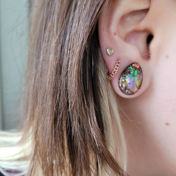 CUSTOM PLUGS Made for You Custom Ear Gauges and Tunnels Floral Plugs ...