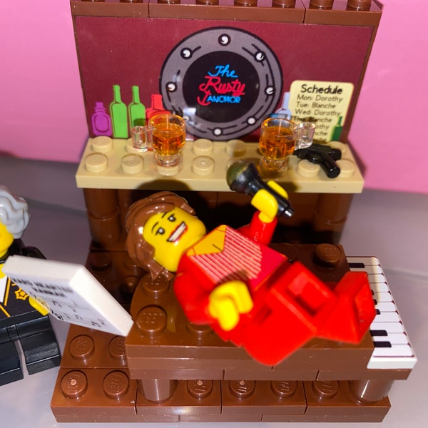 Golden Girls Count Bessie & Baby Lego Set W/ Canvas Art Brick - Etsy