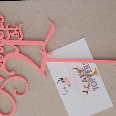 Happy Birthday Cake Topper Words Happy Birthday Cake Decoration - Etsy