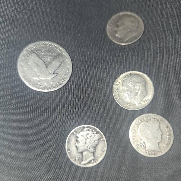 100+ Year Old U.S. Coin Lot - 5 Vintage Coins 100 Years of Age or Older ...