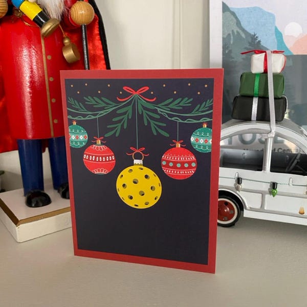 Printable Funny Pickleball Birthday Card | Pickleball Poem & Cartoon ...