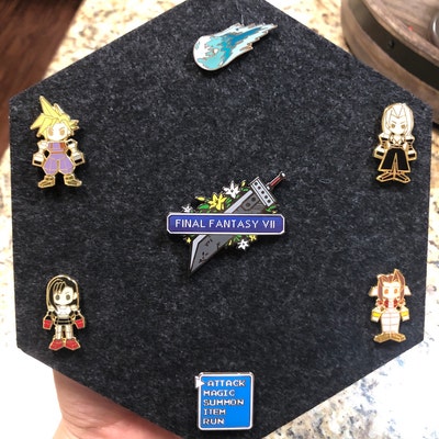 Final Fantasy VII Remake / FF7R Polygon Hard Enamel Pin - Etsy