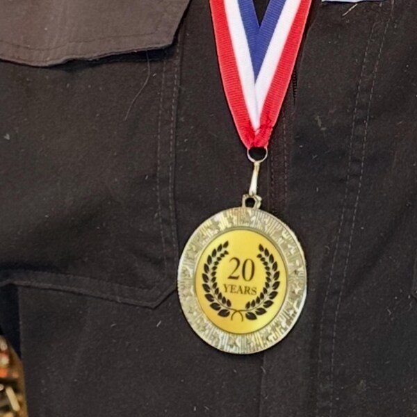 Large Gold Heavyweight 5K Run Achievement Running Award Medal 70mm With ...
