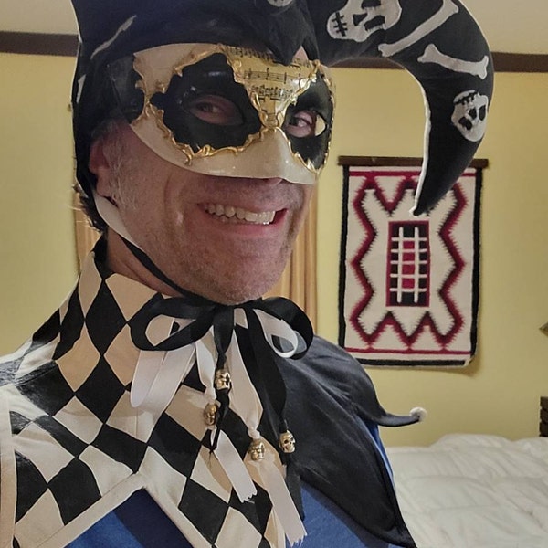Buffoon Costume, Collar and Corset Medieval Cosplay, Baroque Jester ...