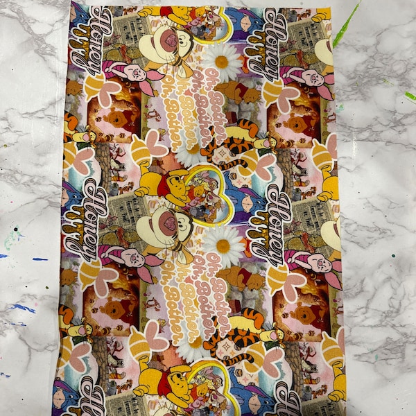 Flowers in Bloom Character Fabric, Cotton Lycra, Cartoon High Quality ...