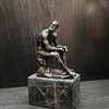 Bronze Boxer at Rest Statue-boxer Sculpture-boxer at Rest Figure-roman ...