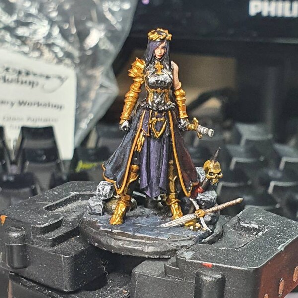 Nun Healer Miniature | Female Cleric Miniature | for D&D 5e, Pathfinder ...